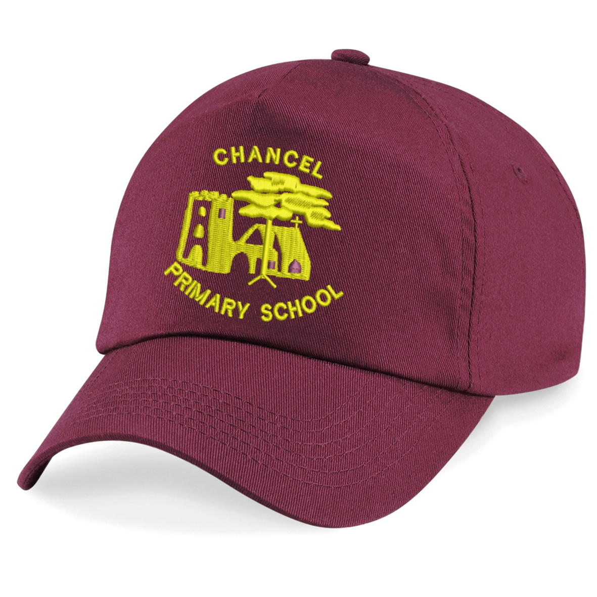Chancel Primary Shool Baseball Cap in Burgundy – Blueprint Designs