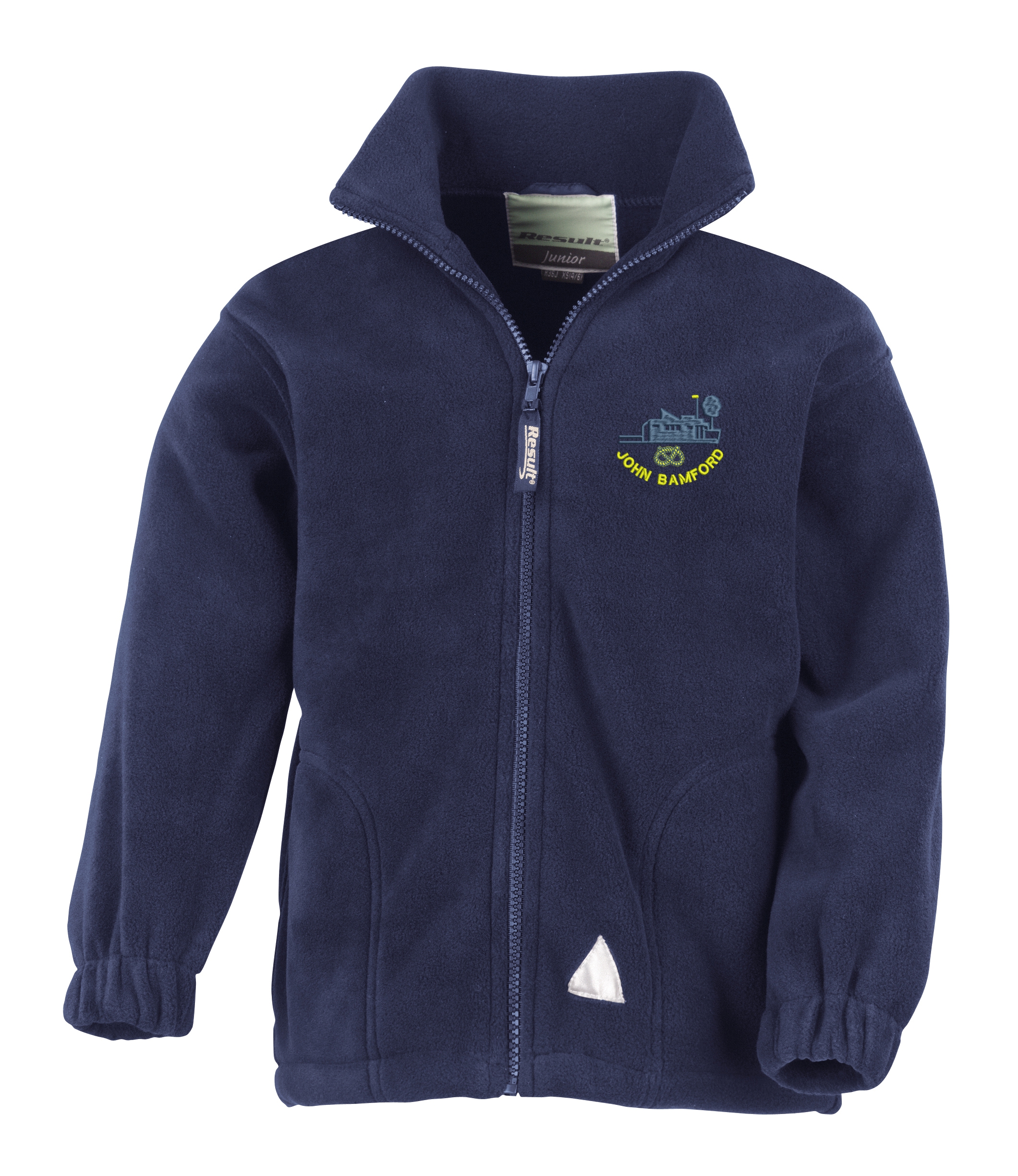John Bamford fleece with embroidered logo – Blueprint Designs