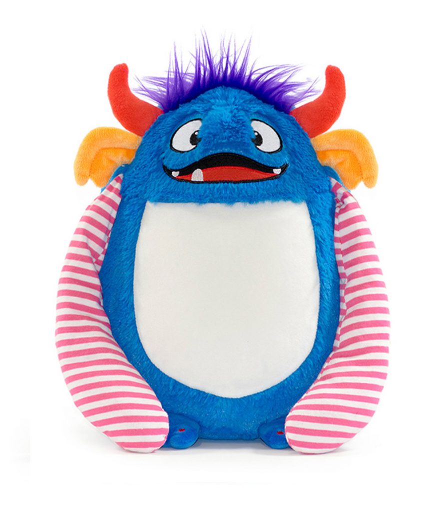Cubbies Personalised Embroidered Plush Blue Monster – Blueprint Designs