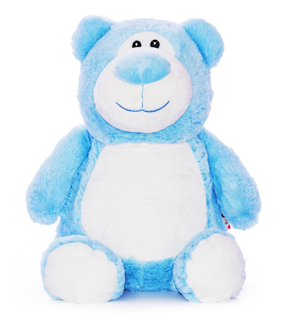 Cubbies Personalised Embroidered Plush Baby Blue Bear – Blueprint Designs