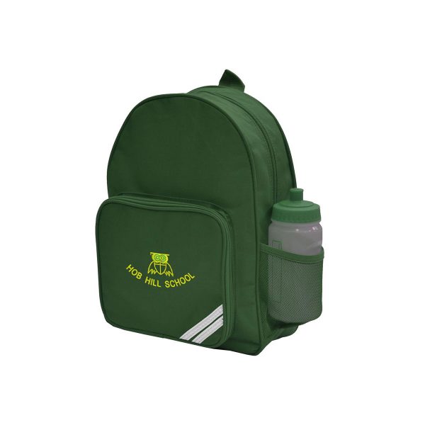 Hob Hill Primary School Backpack in Bottle Green – Blueprint Designs