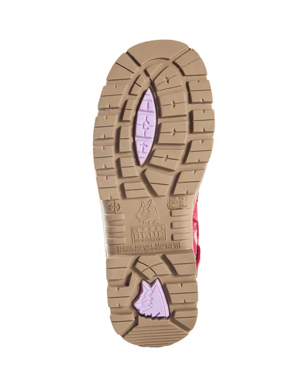 Steel Blue Southern Cross Ladies Pink S3 Leather Zipped Work Boot ...